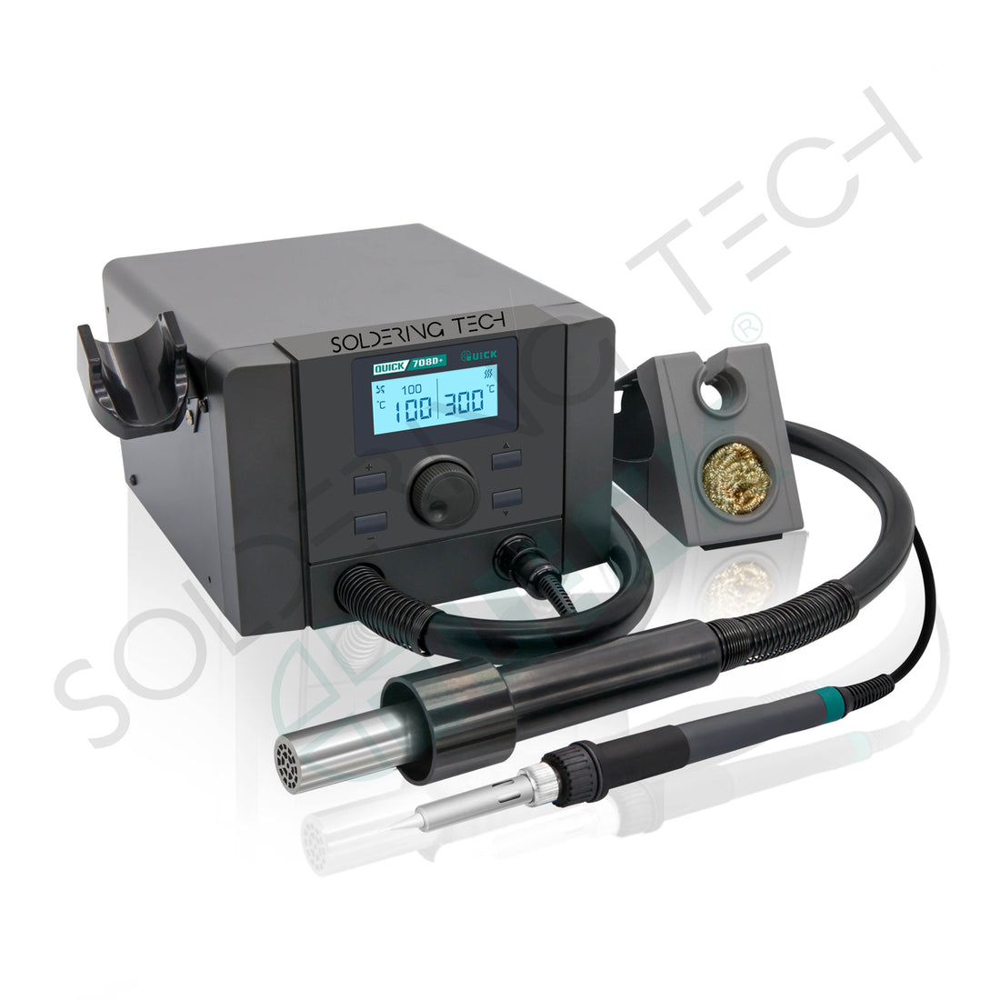 QUICK 708D+ 2 in 1 Soldering station and SMD rework station – soldering ...