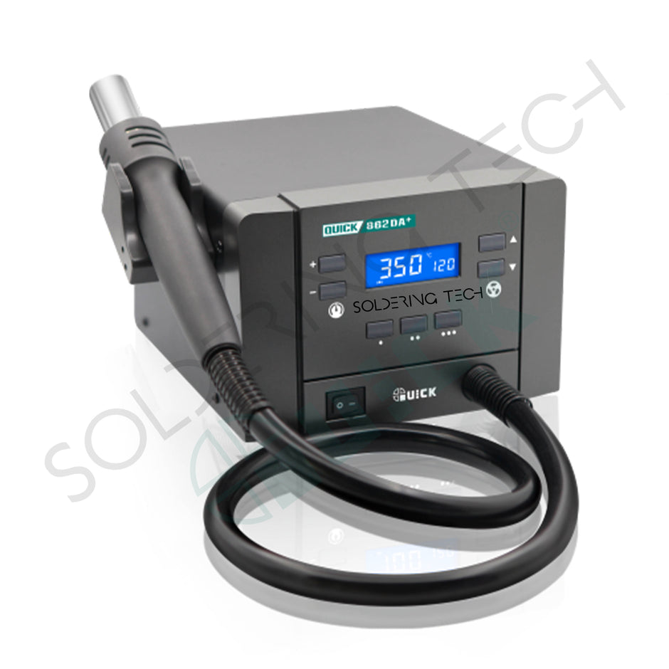 QUICK 708D+ 2 in 1 Soldering station and SMD rework station – soldering-tech