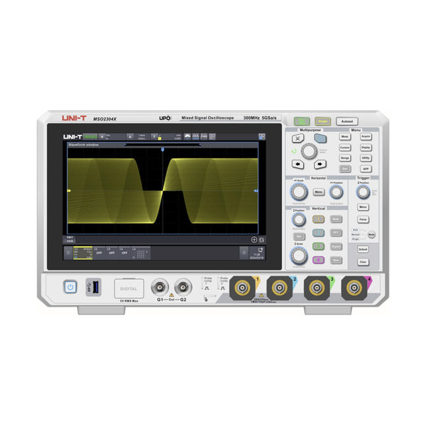 UNI-T MSO2304X 300 MHz Mixed Signal Oscilloscope – soldering-tech