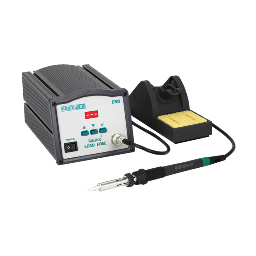 QUICK 205H lead free soldering station 150W heavy duty – soldering-tech