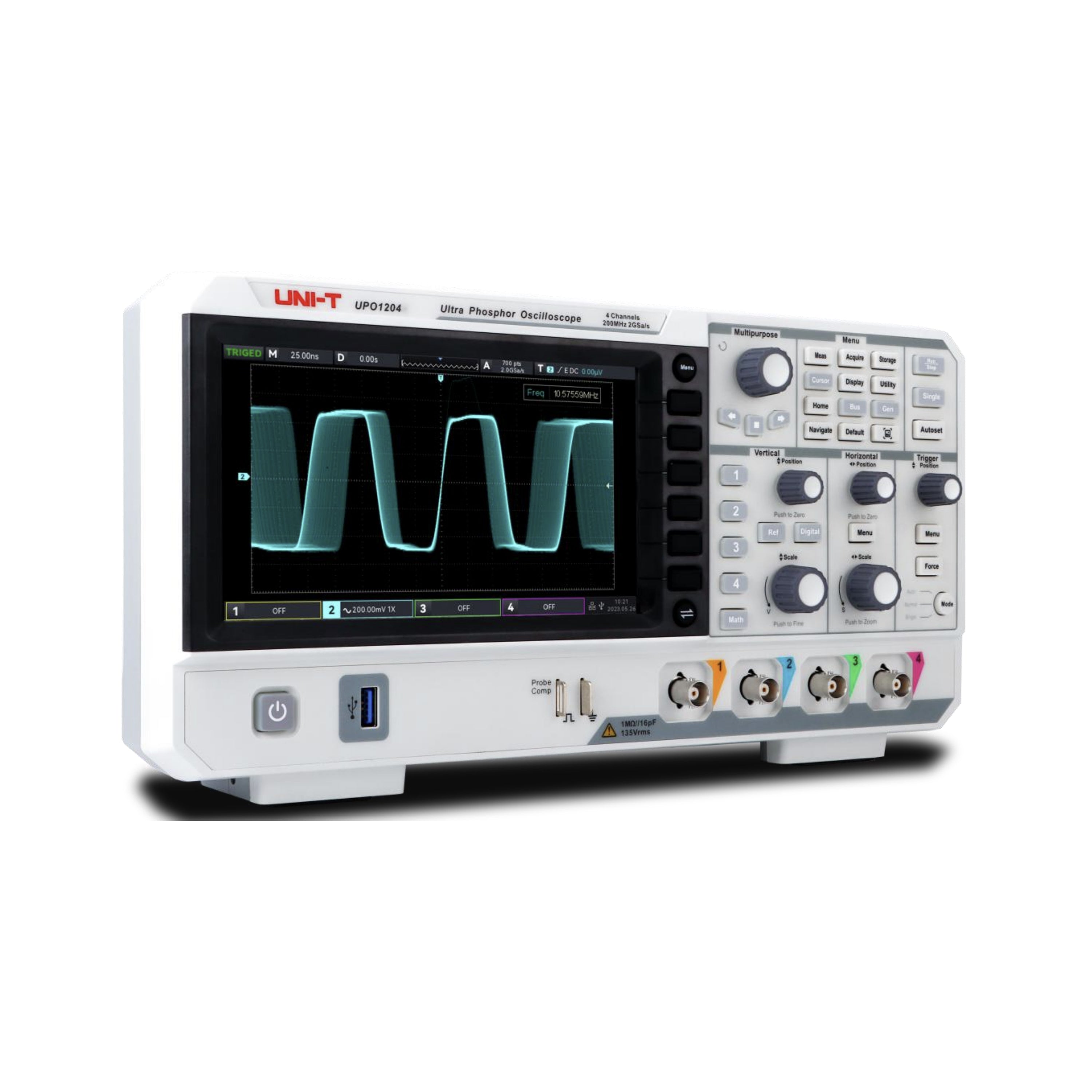 UNI-T UPO1204 200 MHz 4 Channel DSO – soldering-tech