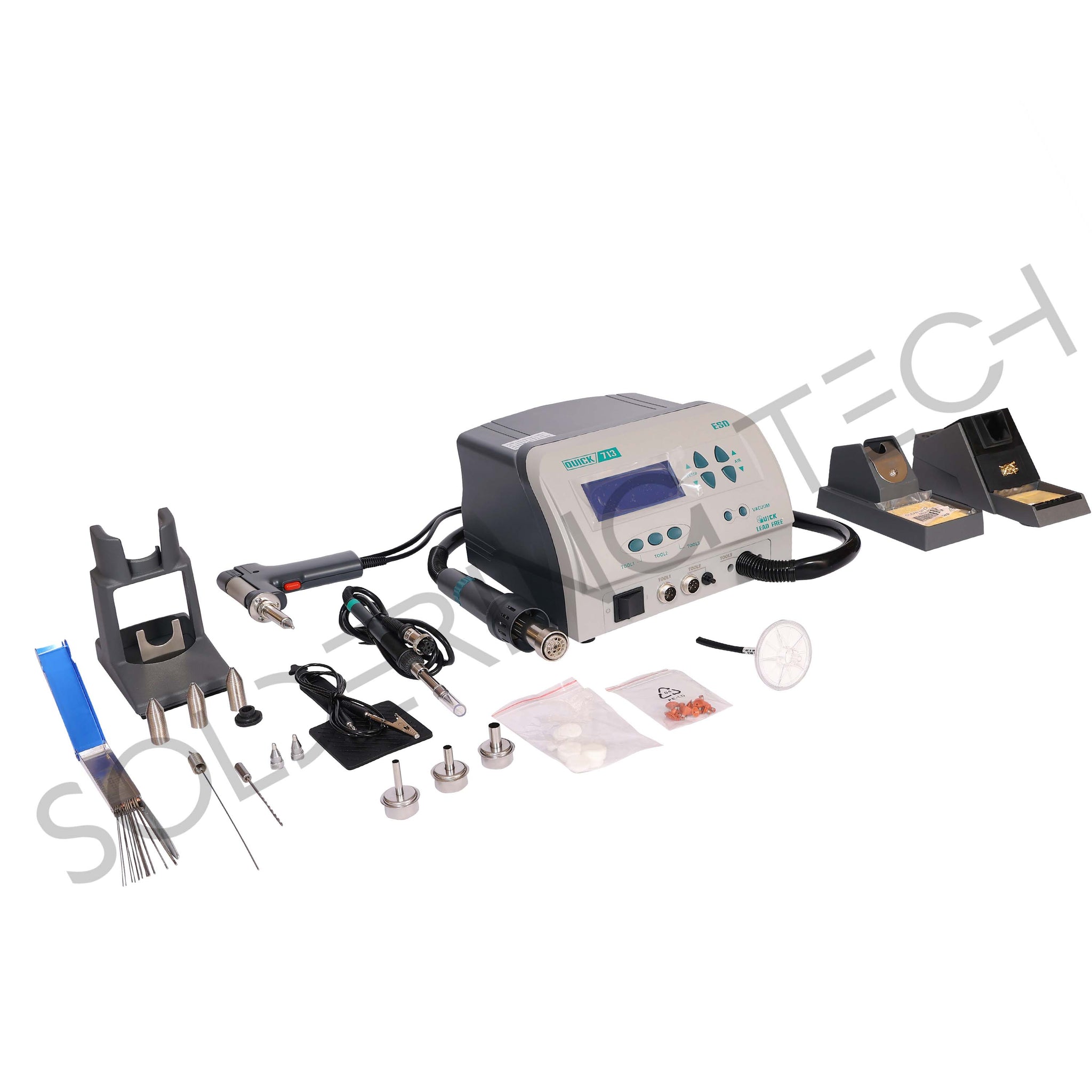 QUICK 713 SMD rework system 3 in 1 station 1000W – soldering-tech