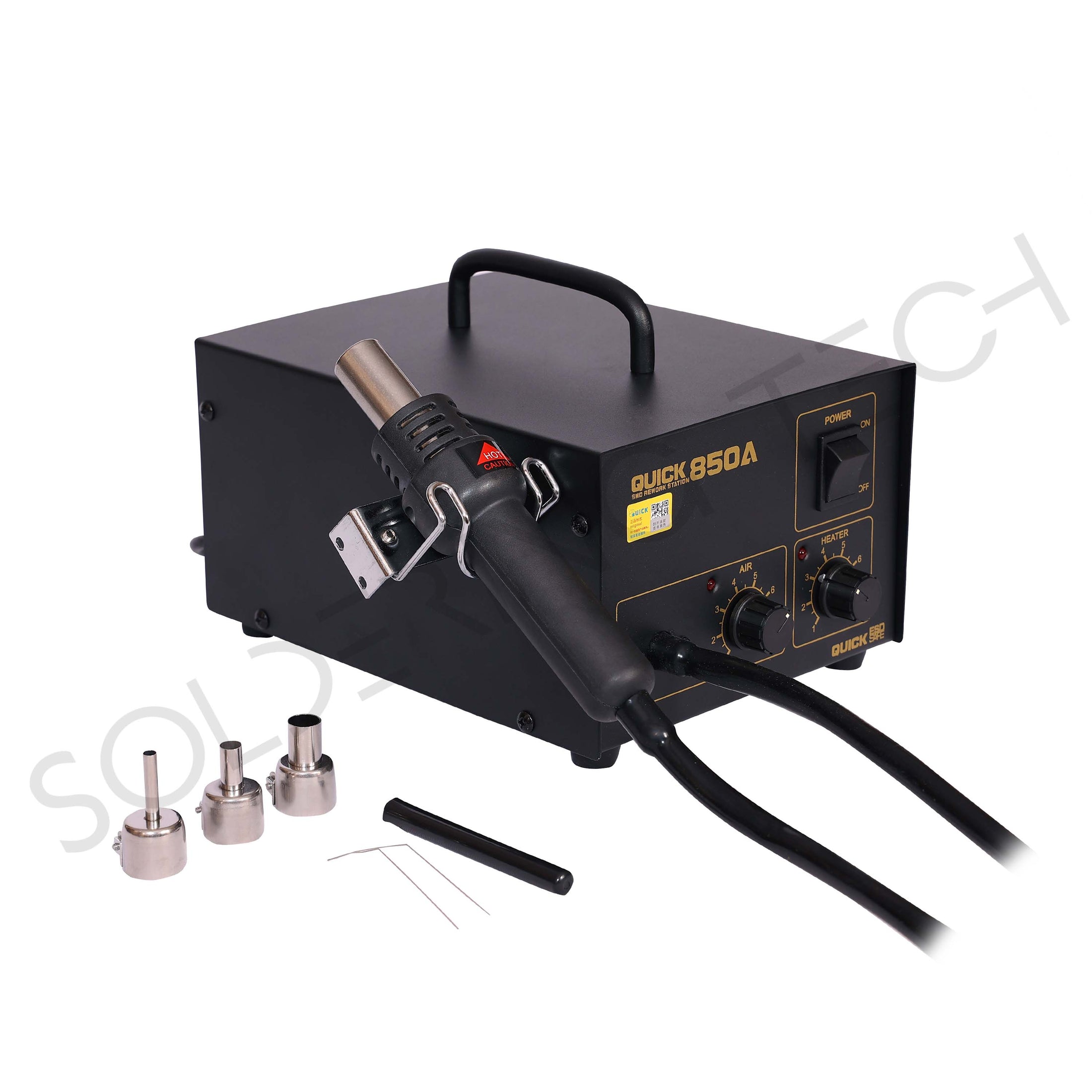 QUICK 850A SMD rework station – soldering-tech
