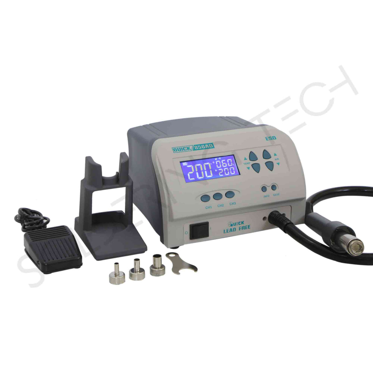 QUICK 856AD SMD rework station 1300W – soldering-tech